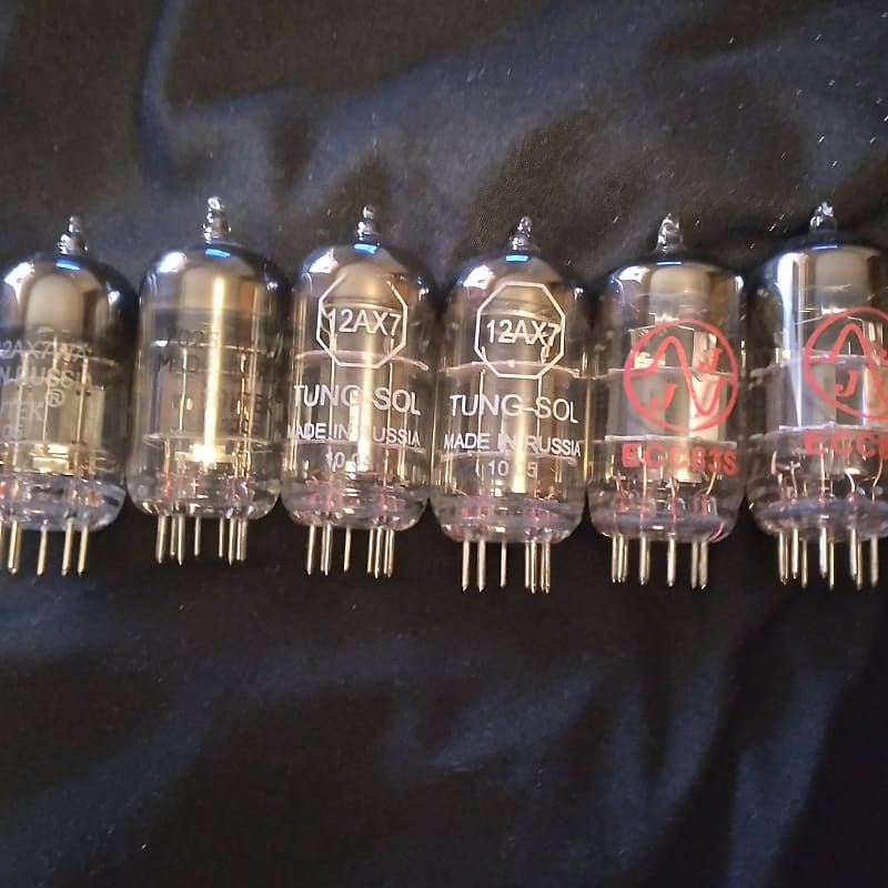 Lot of 6 Preamp Pre-Amp tubes Tung-sol 12AX7 Sovtek 12AX7WA | Reverb