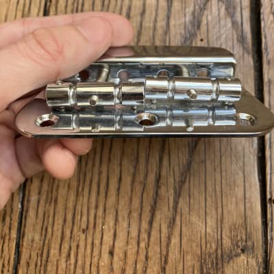 Fender Bridge Assembly for Squier Bronco 2021 - chrome | Reverb