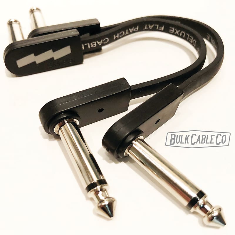 EBS Flat Patch Cable - Two Pack - 4" Length - PCF-DL10 Deluxe | Reverb