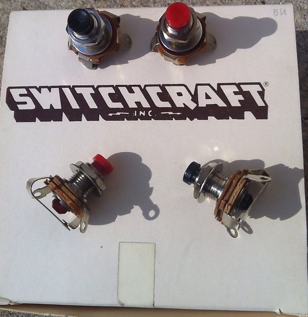 Switchcraft Killswitch Mod For Electric Guitar 102/202 Black | Reverb