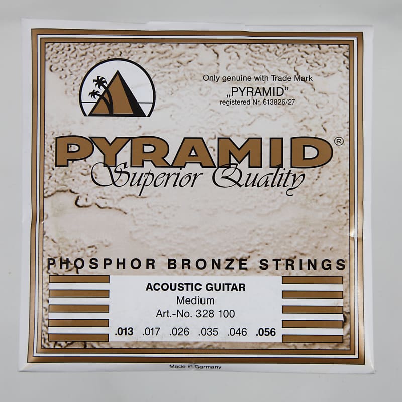 PYRAMID Superior Quality Medium Acoustic Guitar Strings | Reverb