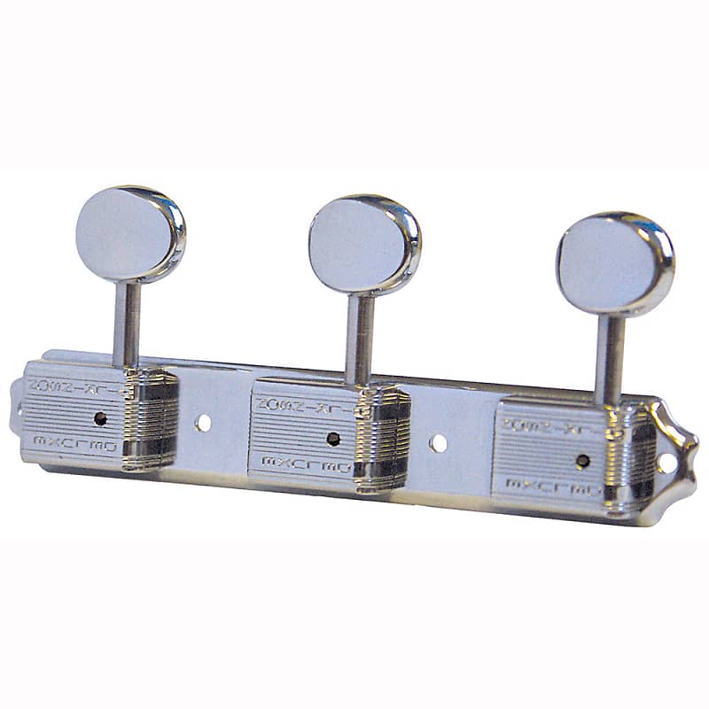 Wilkinson Mini Oval Button Strip Machineheads ~ Chrome | Reverb