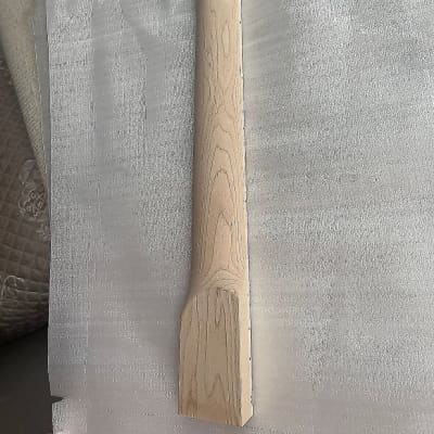 Unfinished Headless Guitar Maple Neck with 24 Frets | Reverb