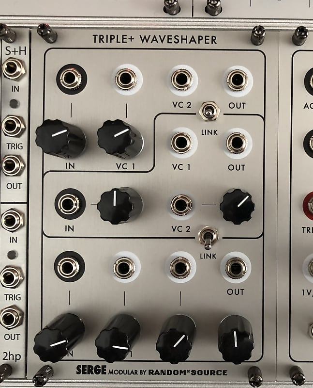 Random*Source SERGE TRIPLE+ WAVESHAPER (TWS+) 2021 Silver | Reverb