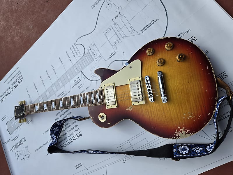 Les Paul Gibson relic art 470 | Reverb UK