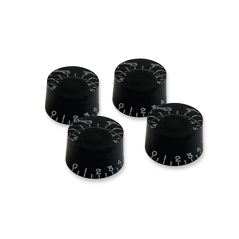 Gibson Style Extra Tall Vintage 50's Speed Knob, Black. Set | Reverb