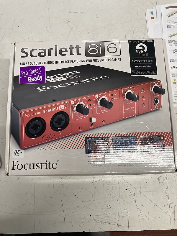 Scarlet 8i6 audio interface | Reverb