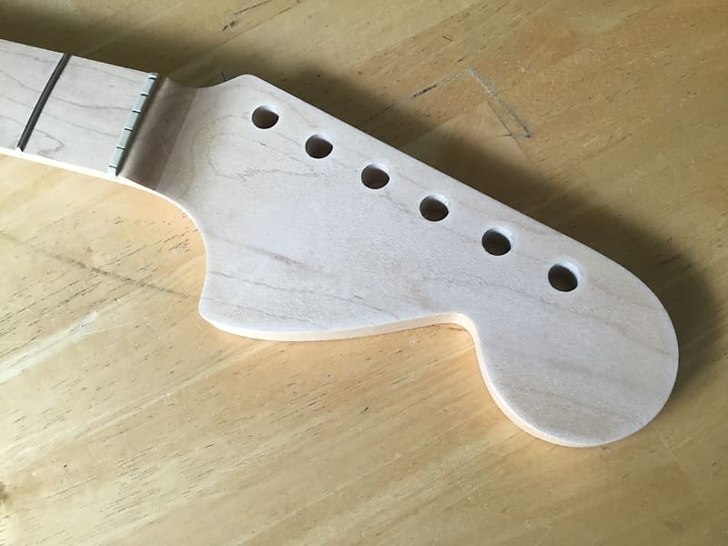 Warmoth Stratocaster Neck - Wizard - 1 5/8 Nut all Maple | Reverb