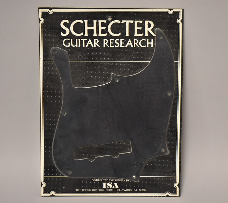 1970s-1980s Schecter USA J-Style Bass Sealed Pickguard NOS | Reverb