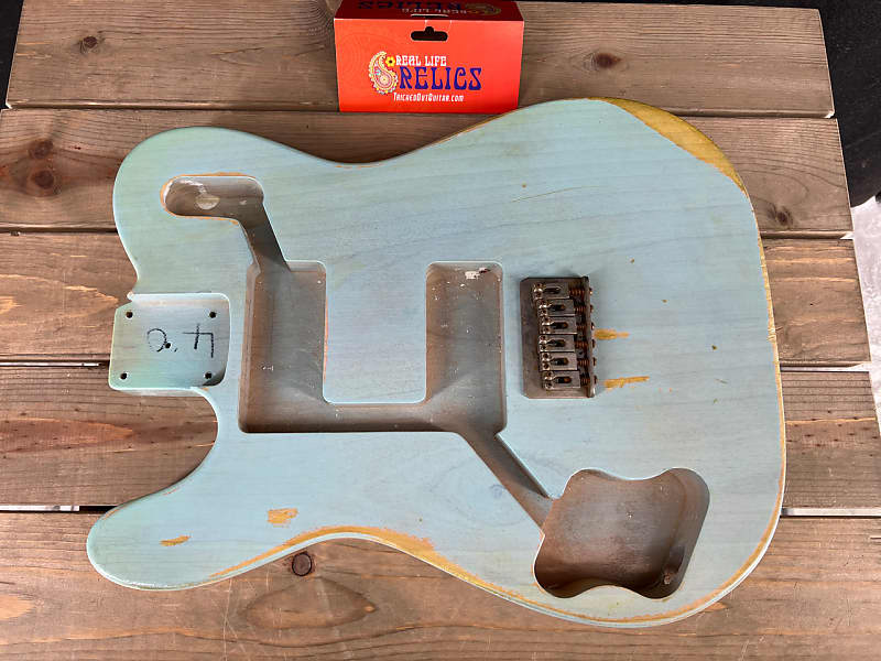 Real Life Relics Left Hand 72 Tele® Deluxe Body Aged Trans | Reverb