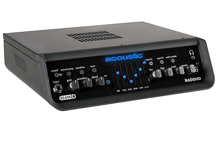 Acoustic B600HD 600W Bass Amp Head | Reverb