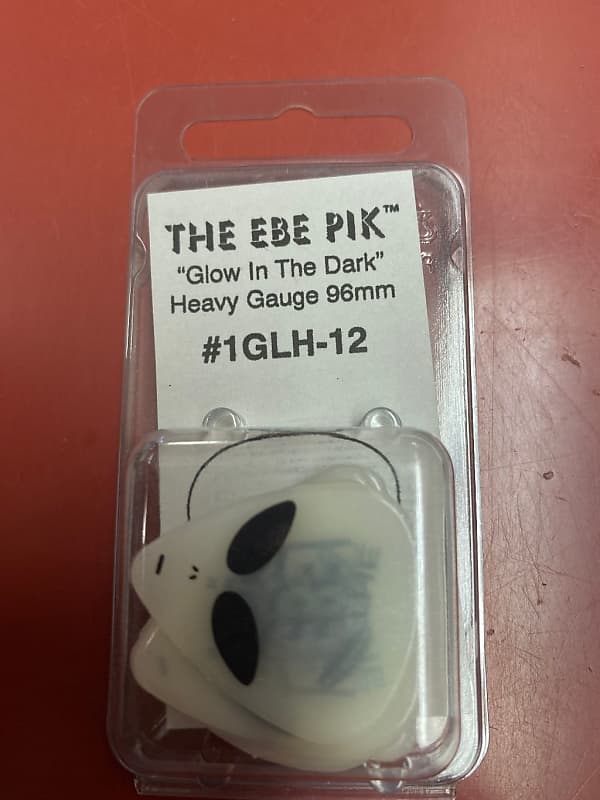 THE EBE GUITAR PICK ALIEN GLOW IN THE DARK HEAVY 12PK NEW | Reverb