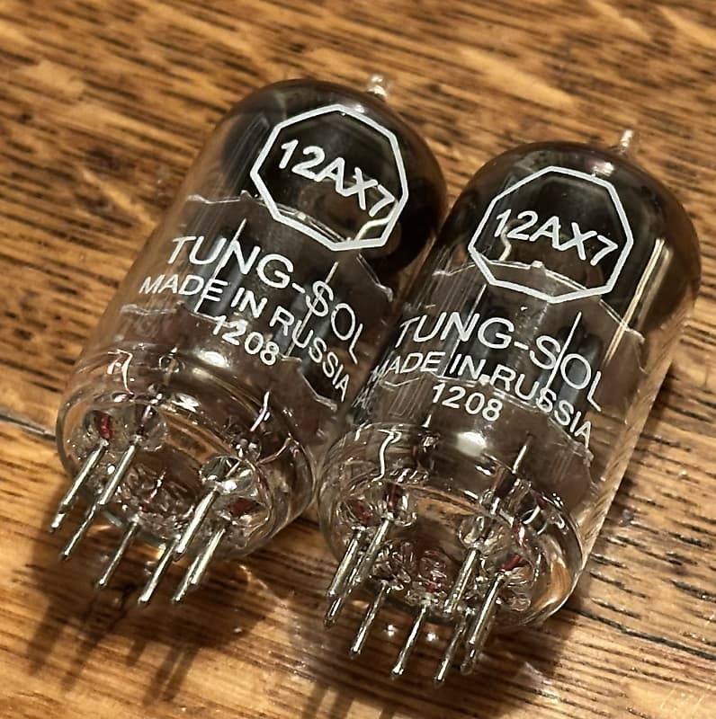 Tung Sol 12AX7 preamp tubes pair | Reverb