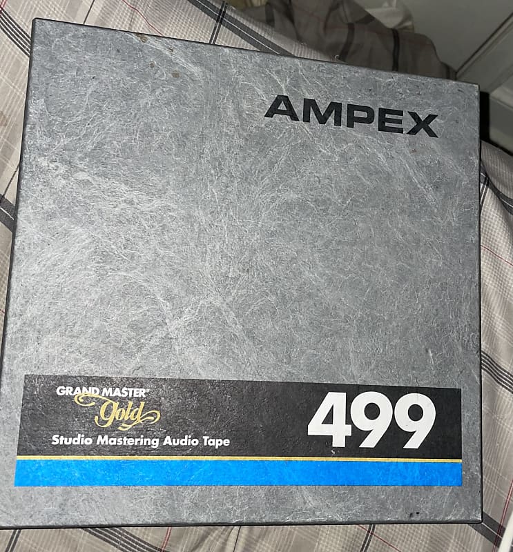 Ampex Gold 499 Studio Mastering Tape 1/2 Inch W/ METAL REEL | Reverb