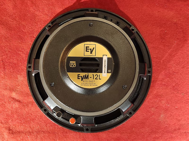 Electro-Voice EVM12L Classic Lead 200W 8-Ohm Speaker Gold | Reverb
