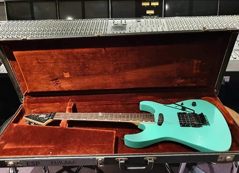 ESP Standard Mirage Deluxe 1990 - Foam Green | Reverb UK