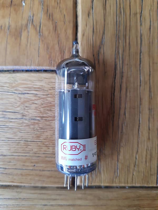 Single Ruby EL84 (EL84c) power tube/valve. | Reverb