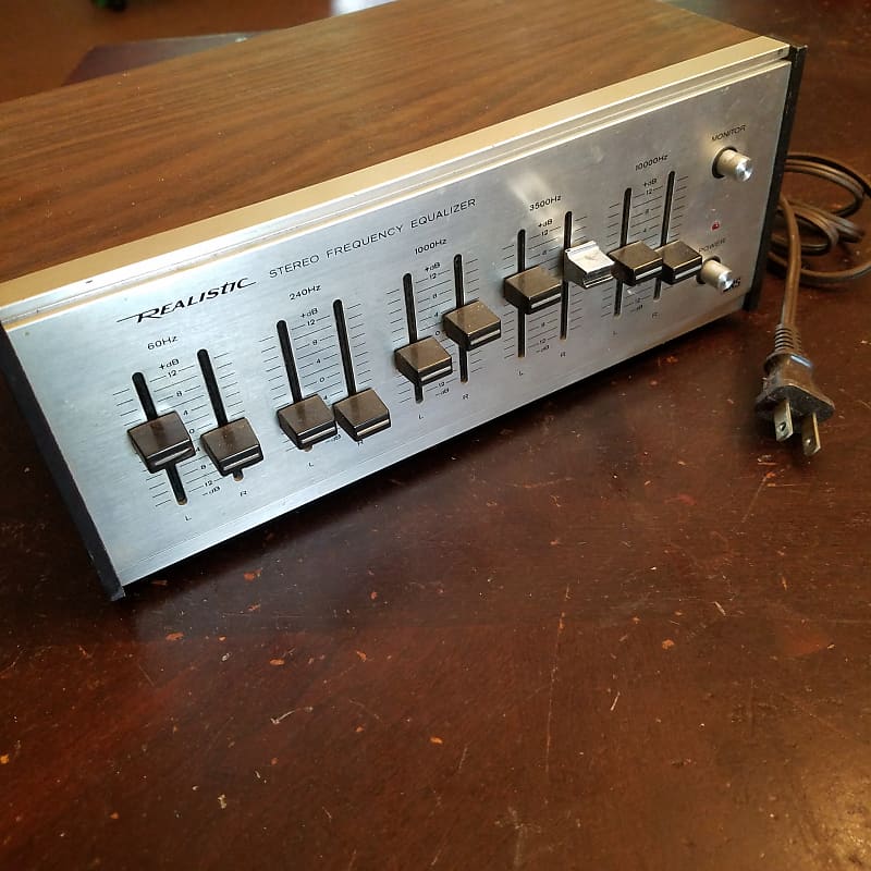 Realistic 31-1987 Stereo Frequency Equalizer 5 Band Vintage | Reverb