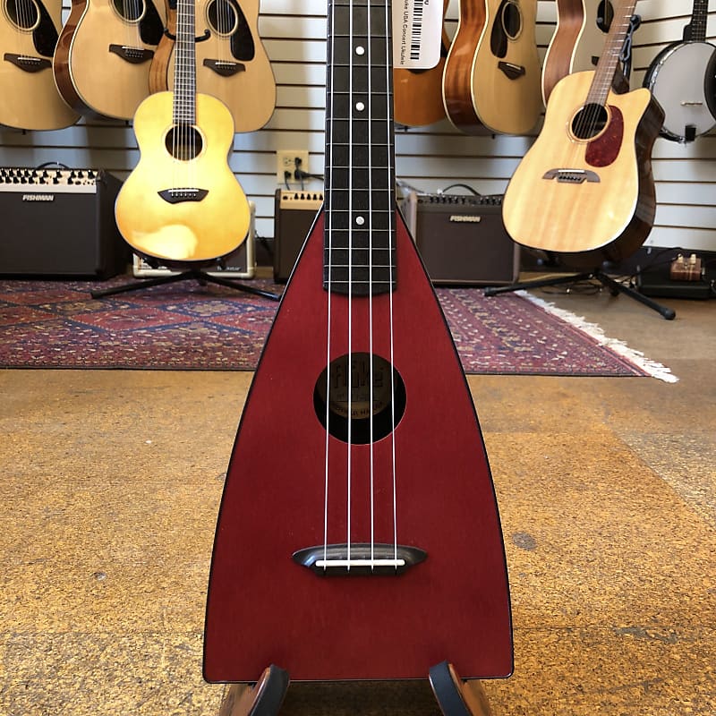 Magic Fluke USA Fluke Concert Ukulele Hibiscus w/Geared | Reverb