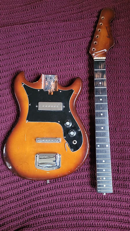 Harmony model 801 - mid 80s - Refinish for parts - working | Reverb