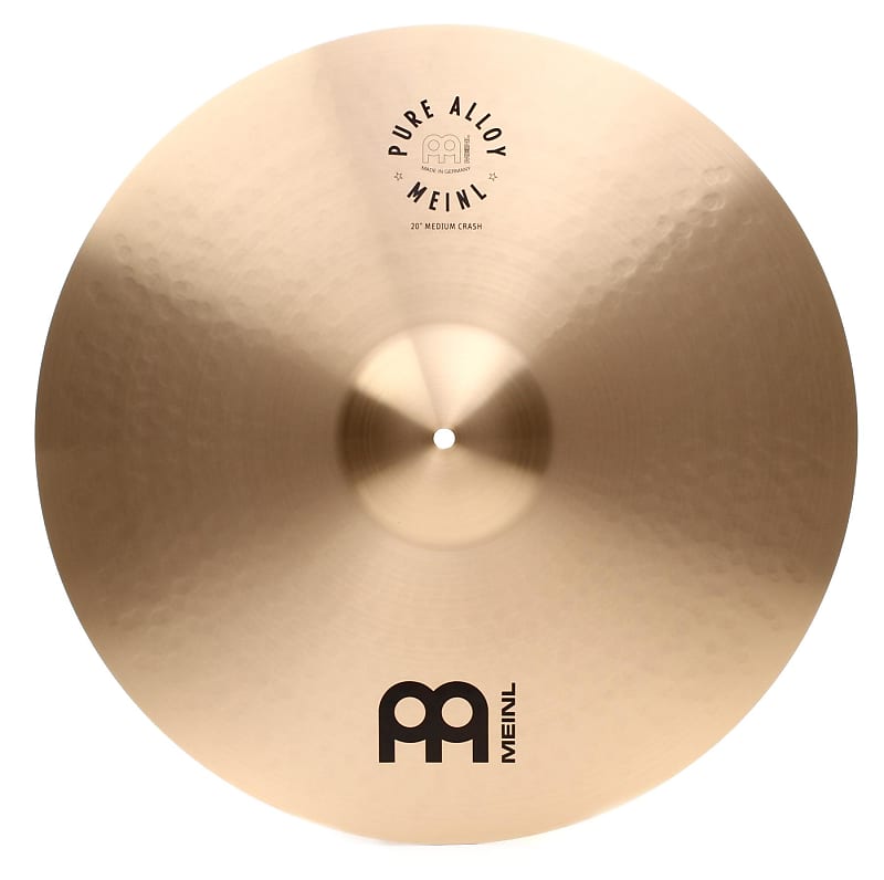 Meinl Cymbals 20 inch Pure Alloy Medium Crash Cymbal (3-pack) | Reverb