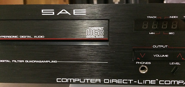 Vintage SAE D 102 stereo CD player- Rack mountable- sounds | Reverb