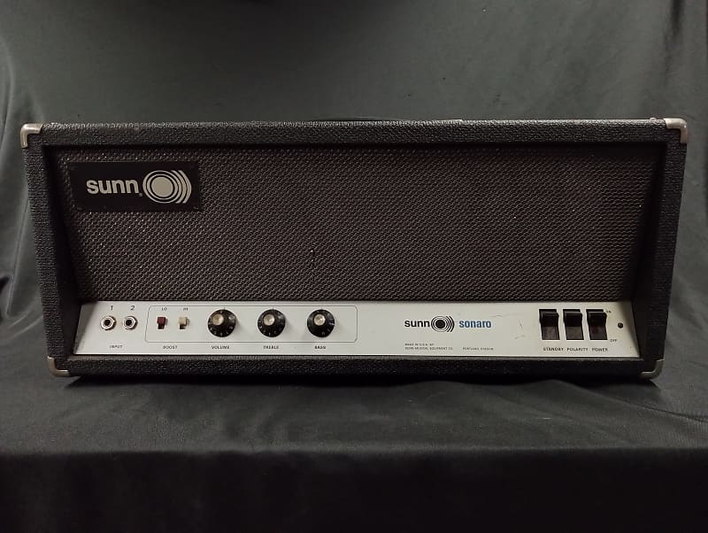 c.1970 Sunn Sonaro 50 Watt Guitar Bass Amplifier Head | Reverb Canada
