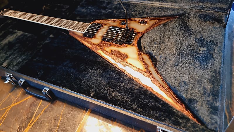 ESP Arrow Corroded Iron 1 of 1 Custom Shop | Reverb