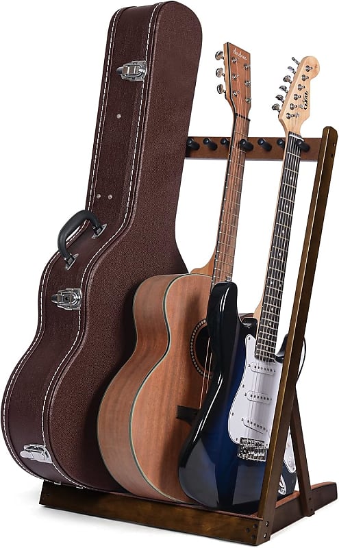 Multiple Guitar Stand, Guitar Holder with Felt Pad and Pick | Reverb