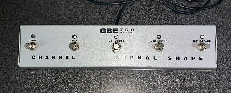 Genz Benz GBE 750 bass guitar amp footswitch 6 pin | Reverb