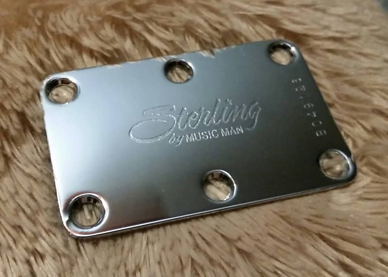 Ernie Ball Music Man STERLING bass 6 bolt neck plate | Reverb