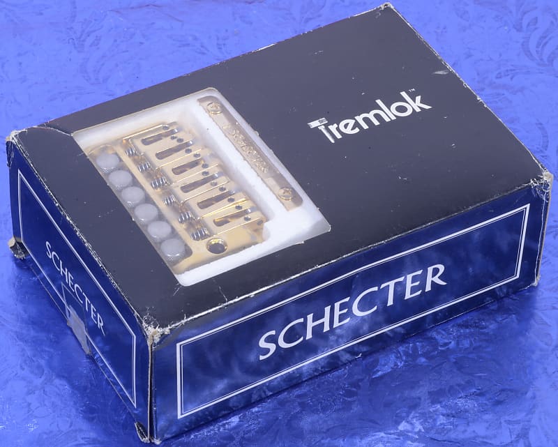 Schecter USA '80s New Old Stock Gold Tremlock Vibrato | Reverb