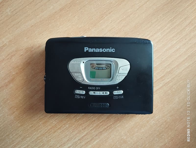 Panasonic Walkman Cassette player RQ S50V black working video | Reverb