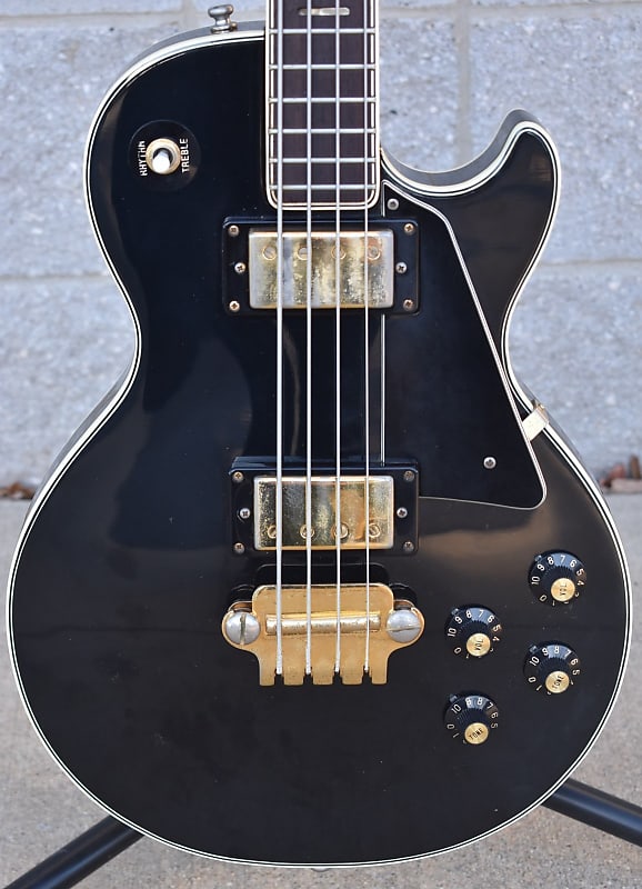 1970s Jadee Les Paul Style Bass | Reverb