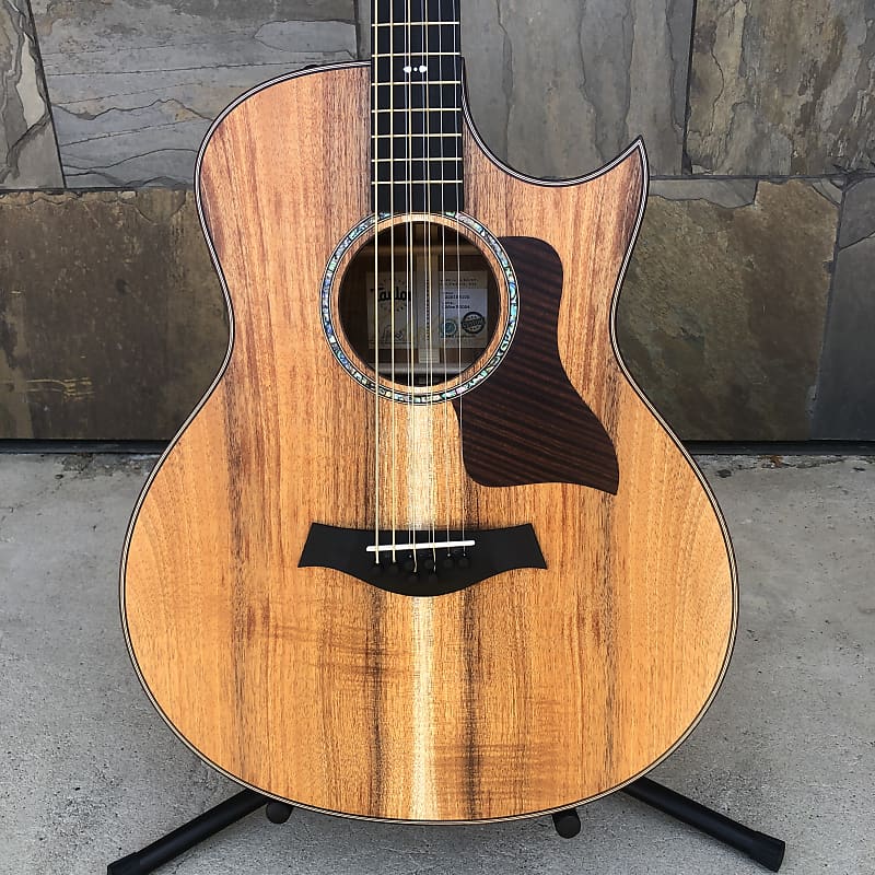 Taylor Custom Grand Symphony Baritone-8, Koa Koa, Custom #24 | Reverb