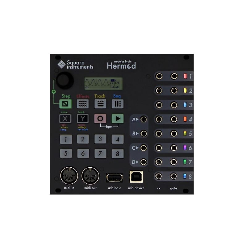 Squarp Hermod 8-track Sequencer & Interface Module | Reverb