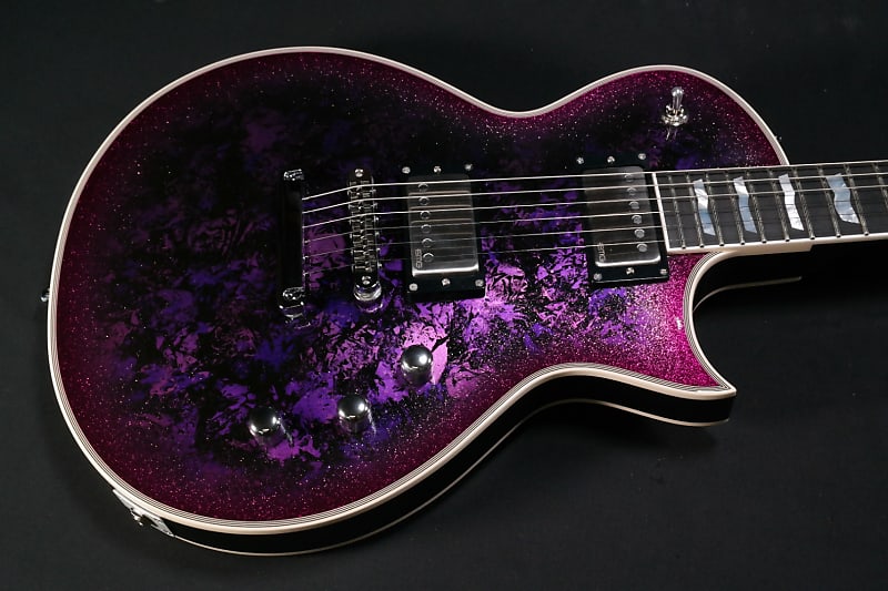 ESP Eclipse Custom Purple Peel With Hard Case - 232 | Reverb