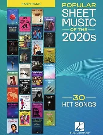 Popular Sheet Music of the 2020s - 30 Hit Songs | Reverb