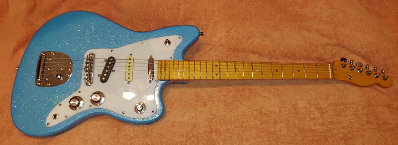 Partscaster TELEMASTER 2020 Blue Sparkle | Reverb