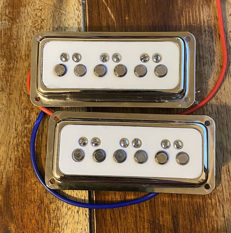 DeArmond Dynasonic BHK - Nickel/White | Reverb