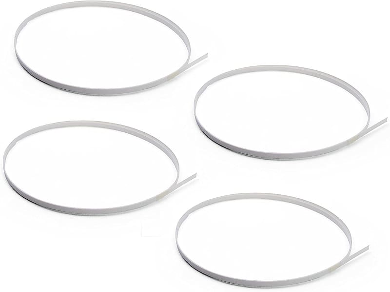 StewMac White ABS Plastic Binding, 65 Inches (1651mm) long by | Reverb