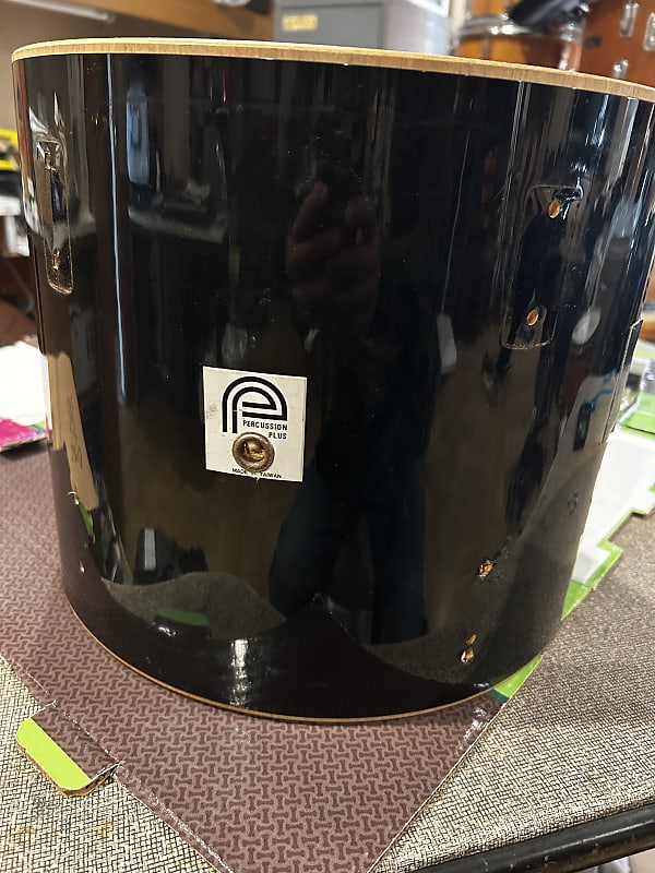 13x11 Percussion Plus Rack Tom 90’ - Black - Shell Only | Reverb