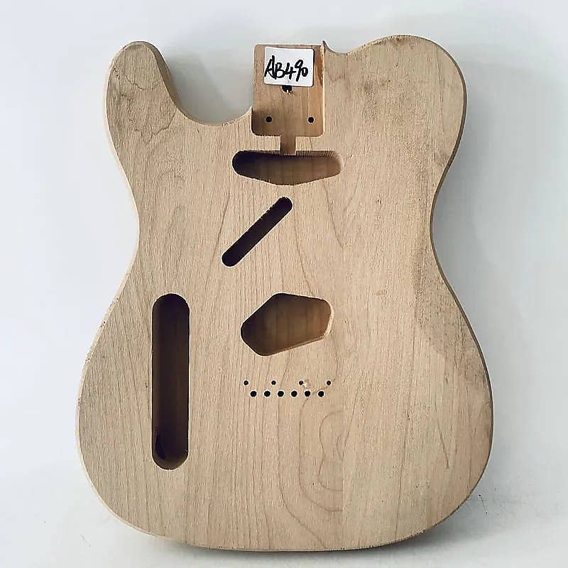 Unfinished Lefty Telecaster Tele Style Guitar Body | Reverb UK