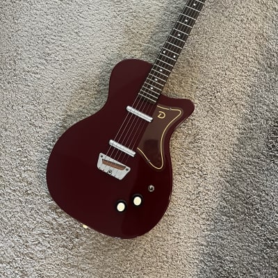 1990s Danelectro U2 Reissue Red | Reverb