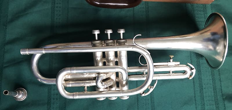 Reynolds Roth Model 310 Cornet 1953 - Silver Plated | Reverb