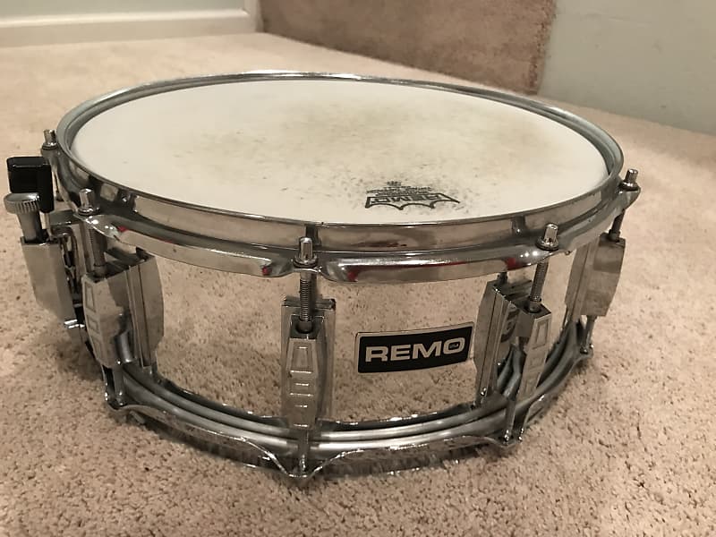 Remo Quadura Acousticon 14" x 5.5" Chrome Snare Drum Drums | Reverb
