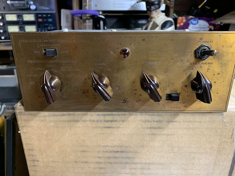 H.H. Scott Pre-amplifier Type 120-B 1950’s - Brass as-is | Reverb
