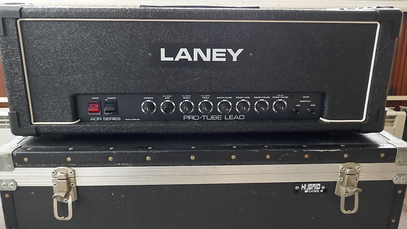 Laney Pro-Tube Lead 100 -AOR Series 1980's Black w/Flight | Reverb