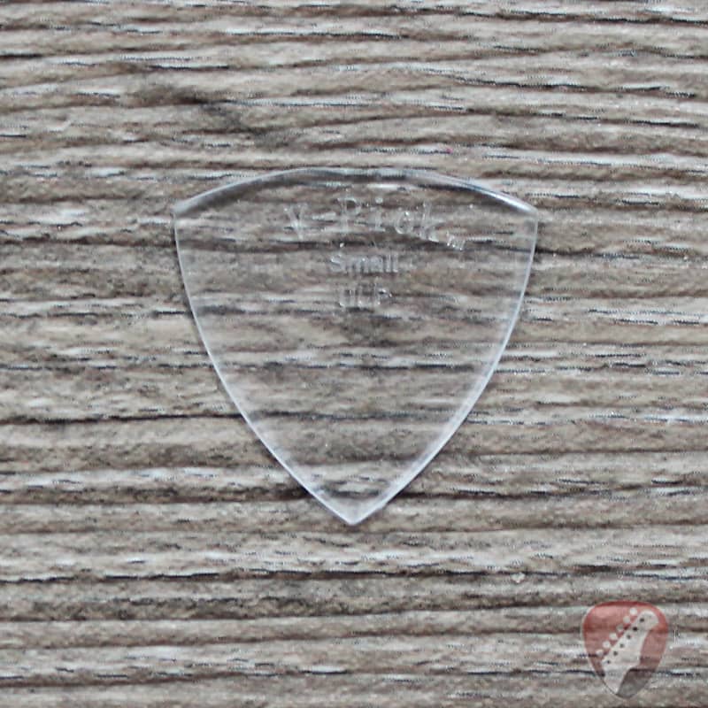 V-Picks Small Ultra Lite Pointed .75mm Clear Custom Guitar | Reverb