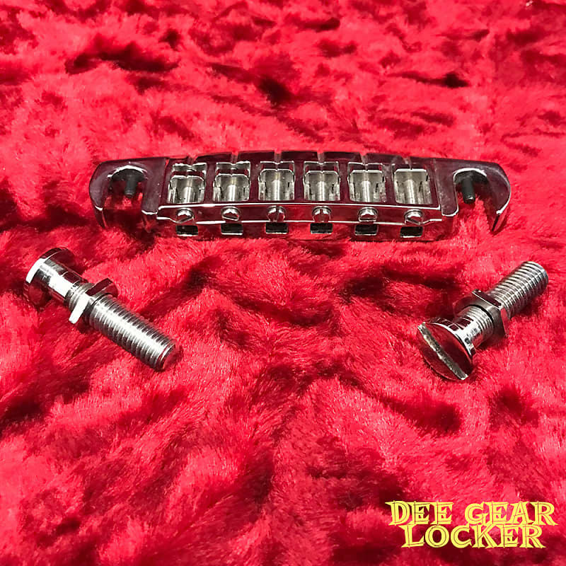 Schaller Wraparound Intonated Bridge 2020 - Chrome w/ posts | Reverb